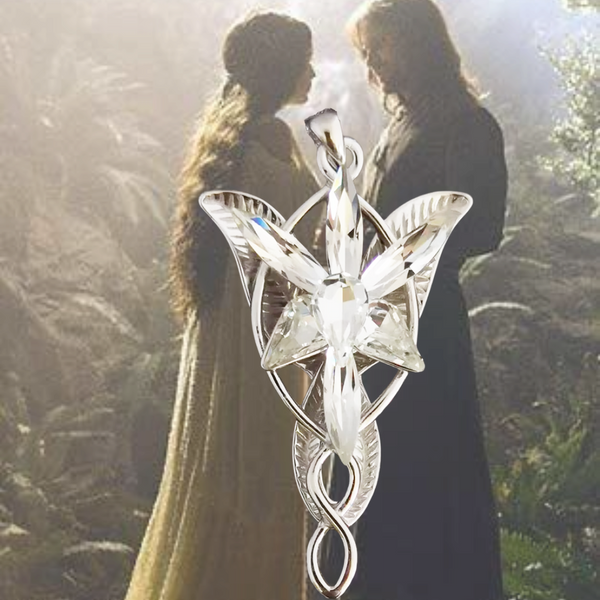 Arwen Evenstar Necklace | 925 Sterling Silver Elven Pendant LOTR Jewelry