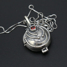 Vampire Diaries Elena Gilbert Vervain Locket Daylight Necklace ~ 925 S