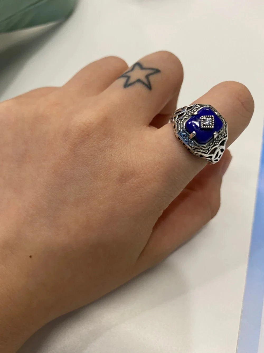 Vampire Diary ring ~ Caroline Forbes Daylight Ring - 925 Sterling Silv ...