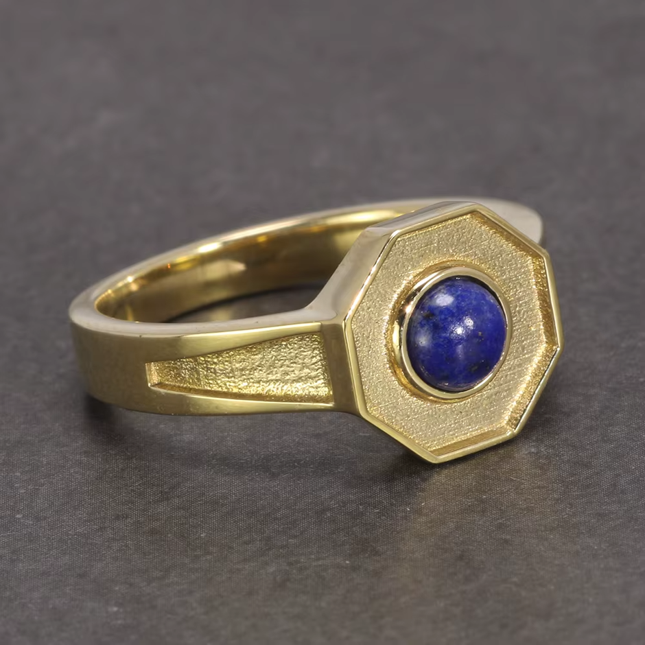 Vampire Diaries - Lapis Silver Daylight Rings