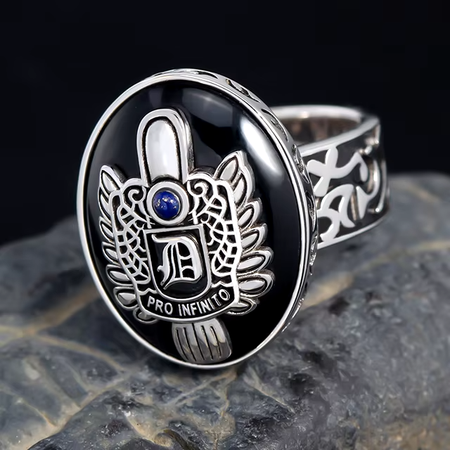 Vampire Diaries - Lapis Silver Daylight Rings